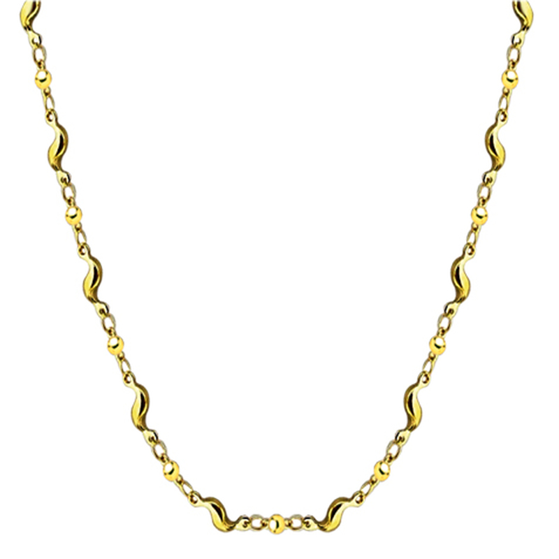 Collier fantaisie plaqué or- Colliers chez Sainte Foy Bijoux